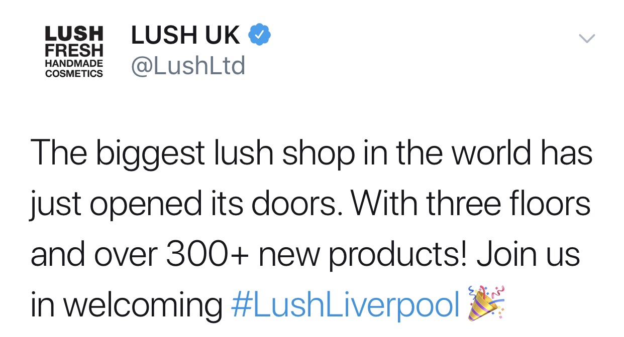 Lush Liverpool Spa-300 new products-The Biggest Lush Store in the World ...