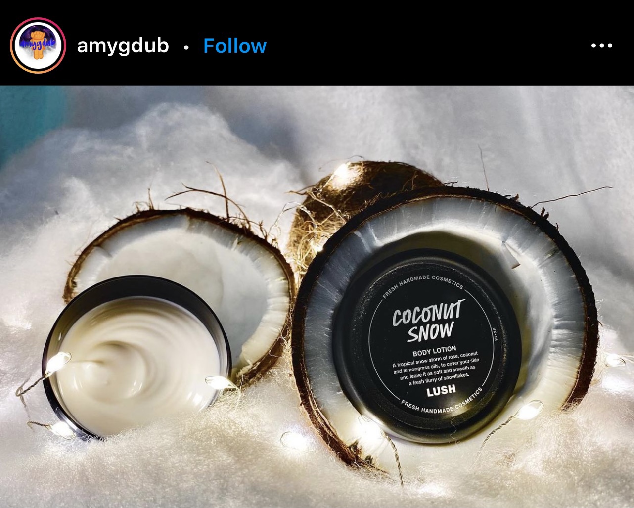 Coconut Snow | Lush Archive & Encyclopedia